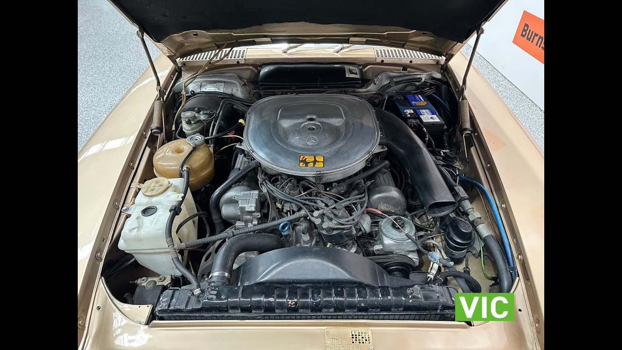 1983 Mercedes 380SL Auto - Engine Video - YouTube