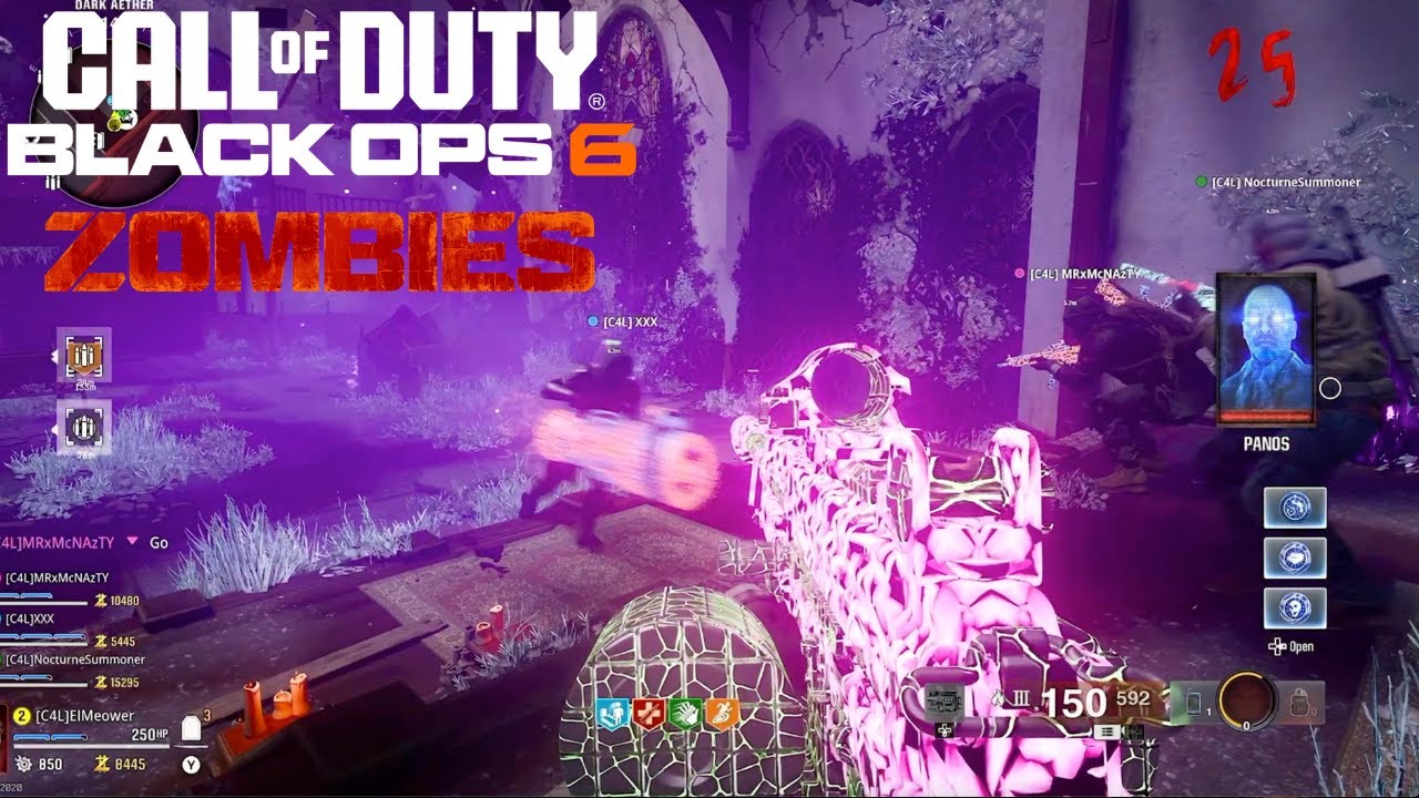 LIBERTY FALL EASTER EGG GAMEPLAY - CALL OF DUTY BLACK OPS 6 ZOMBIES ...