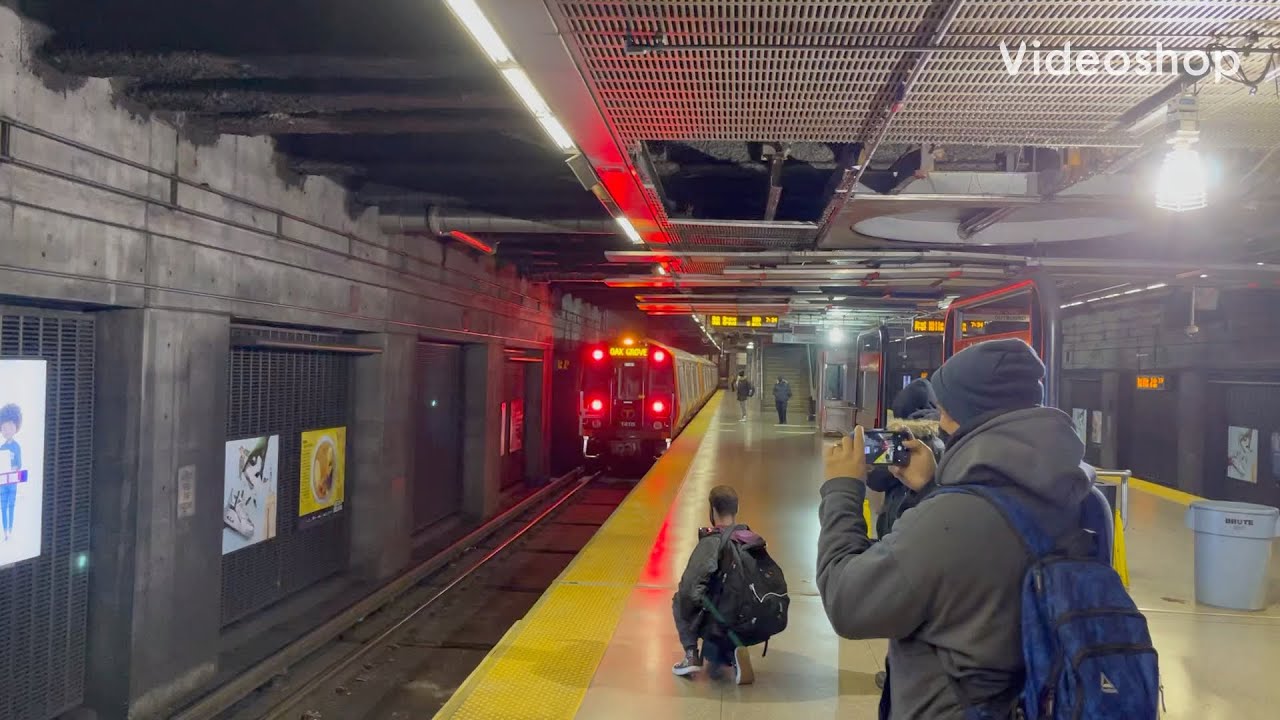 MBTA orange and red line - YouTube