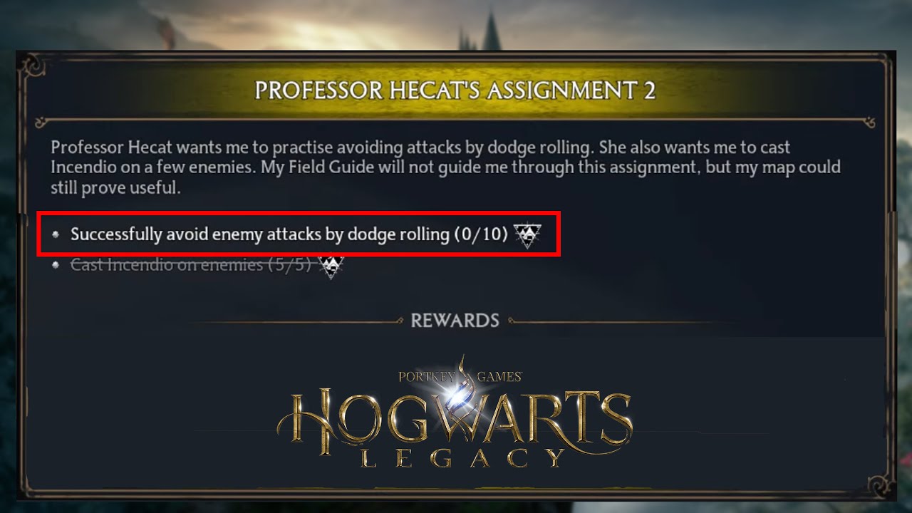 Successfully Avoid Enemy Attacks by Dodge Rolling Hogwarts Legacy - YouTube