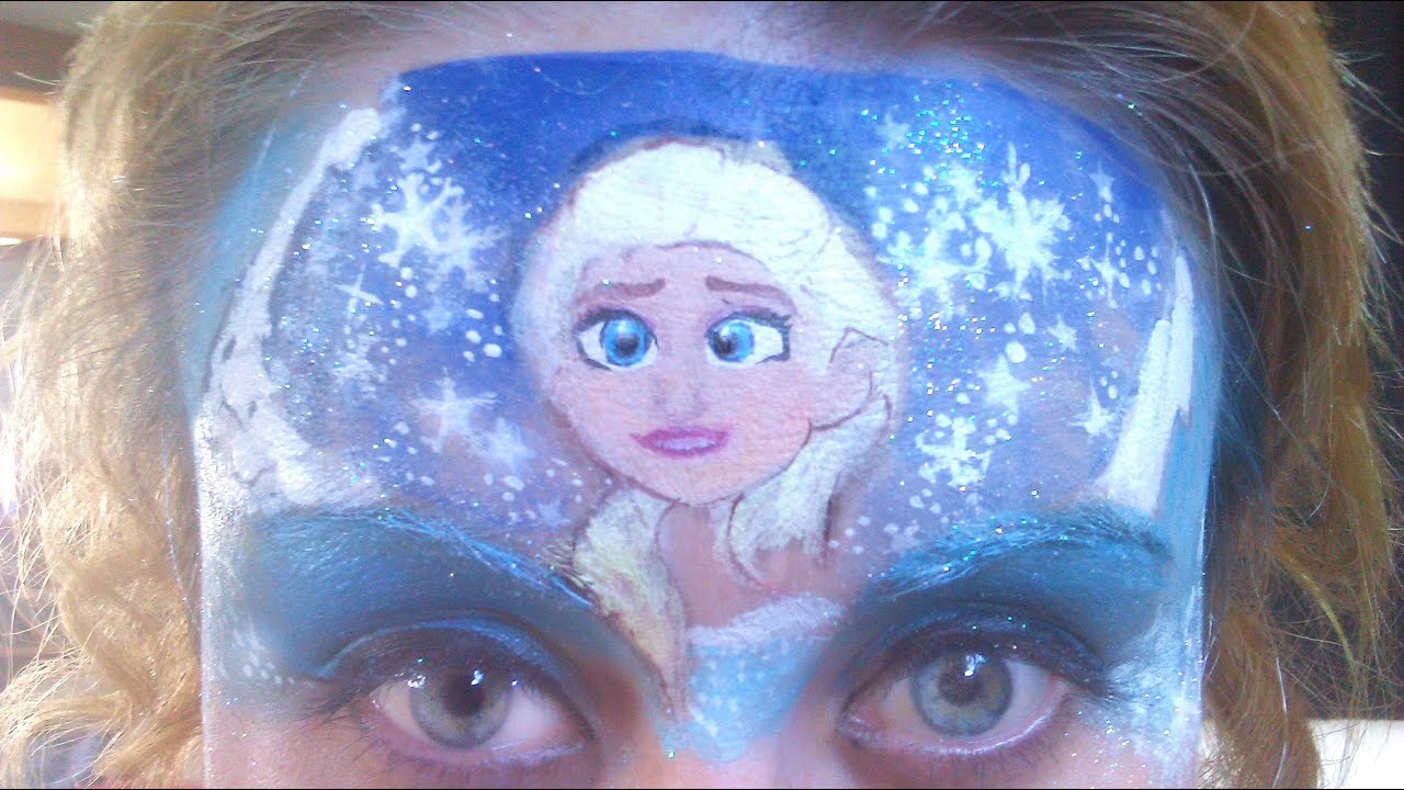 Frozen Elsa Facepaint! - YouTube