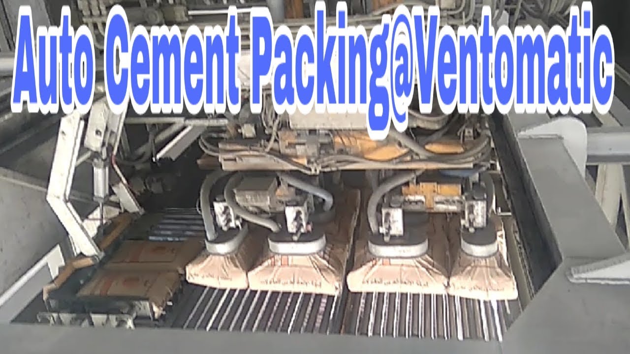 Cement Packing Auto@Ventomatic At Packing Plant - YouTube