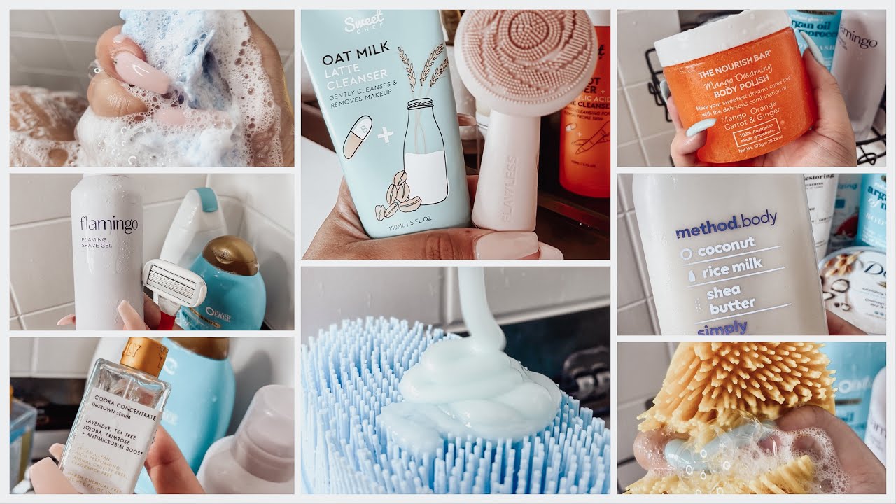 A WEEK OF SHOWER ROUTINES - YouTube