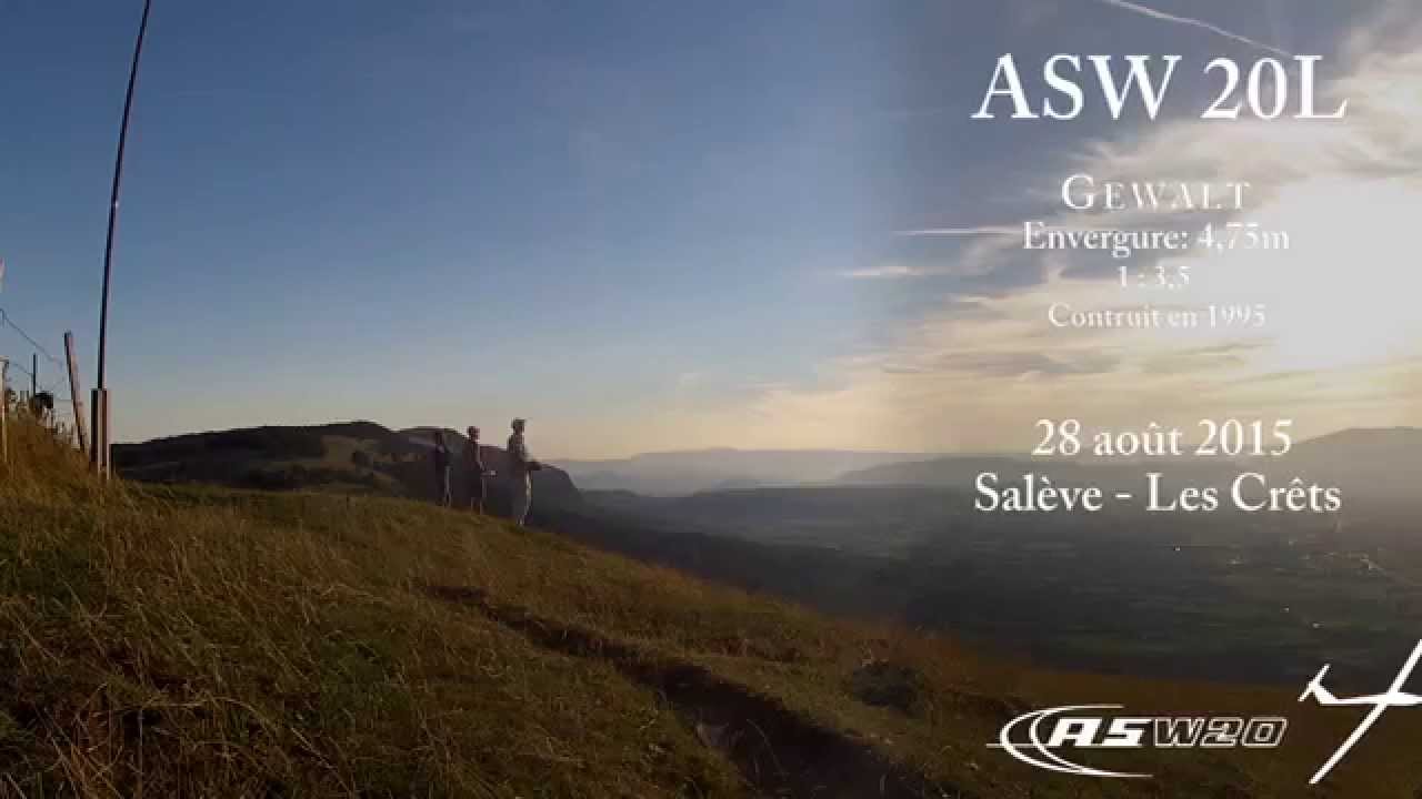 ASW20L - Caméra Embarquée HD - Salève Les Crêts - 28.08.2015 - YouTube