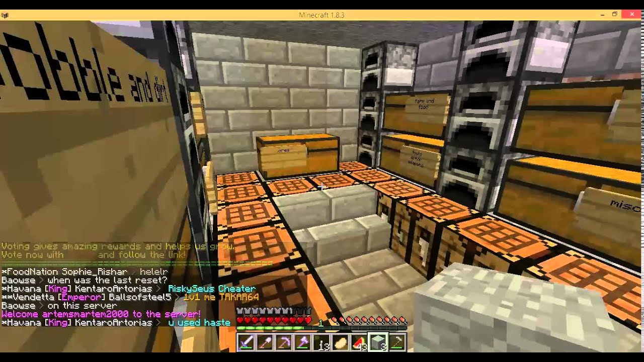 Minecraft factions-crunch crunch - YouTube