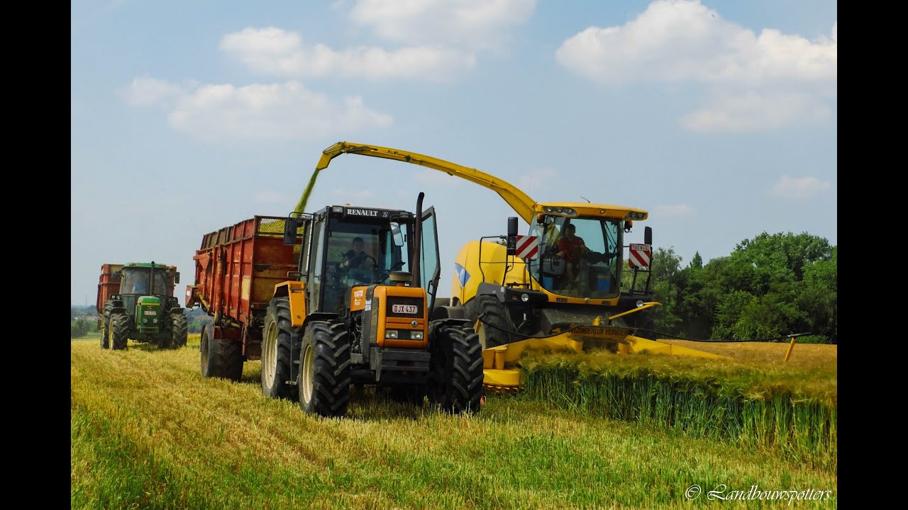New Holland FR 9080 GPS hakselen 2013 - Vandenbulcke uit Bellegem - YouTube