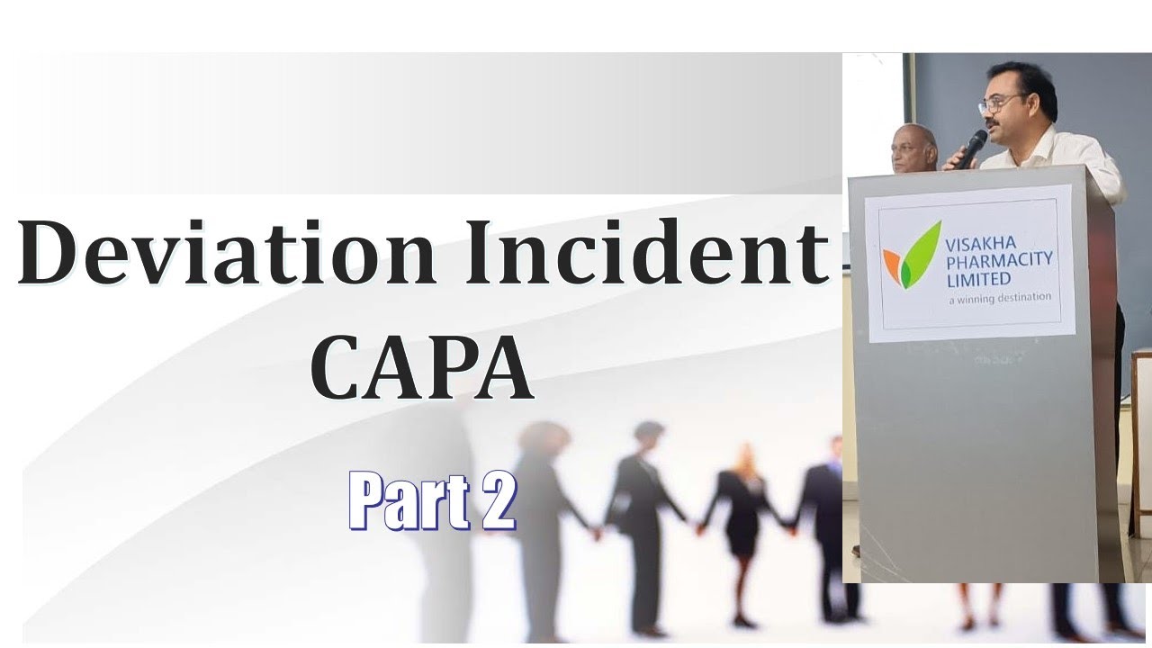 Deviation Incident CAPA | Part 2 | Pharma Training | Bhaskarsri - YouTube