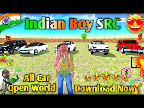 🥰Indian Boy SRC Open  World 🌏 Game All🎮 Indian Car🚗 Download Link🖇️ #1