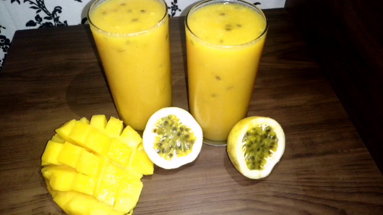 Mango passion juice recipe || Jinsi ya kutengeza juice ya Maembe na ...