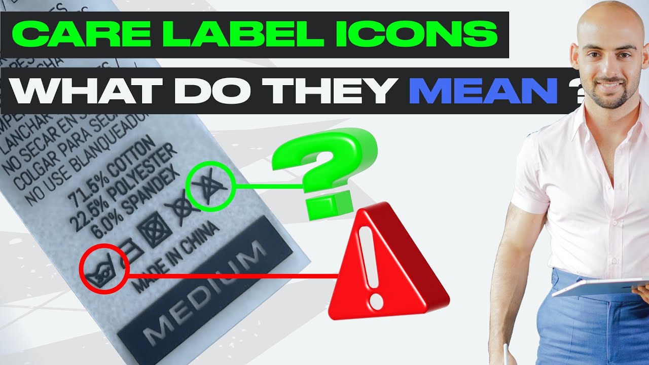 Decode Your Clothes: Unraveling the Mystery of Care Label Icons! - YouTube