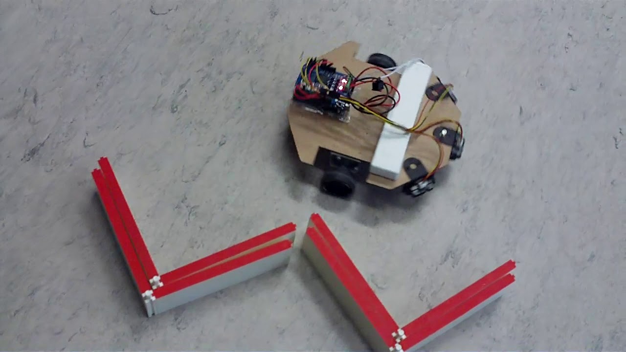 robot IR detectie 1 - YouTube