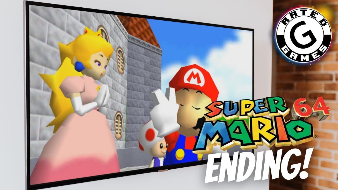 Mario 64 Ending! (End Cutscene and Credits) - YouTube