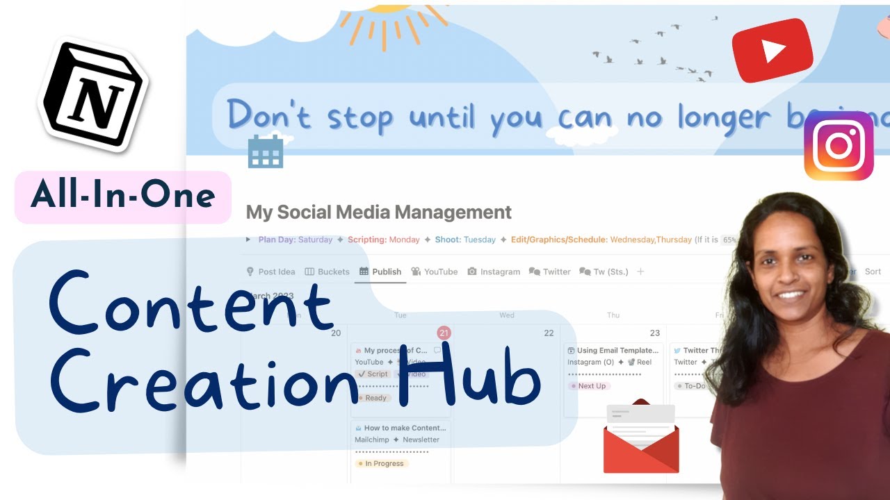 My Notion All-In-One Content Planning & Creation Hub - YouTube