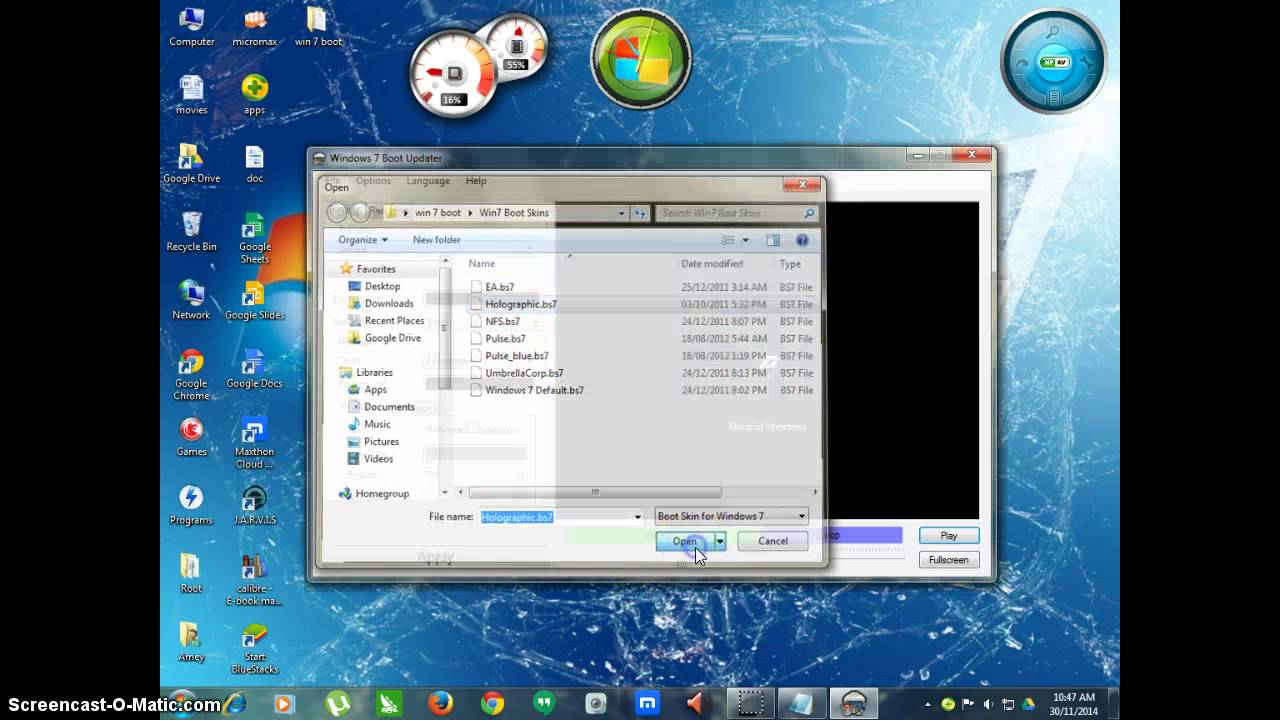 How to change Windows 7 boot screen - YouTube