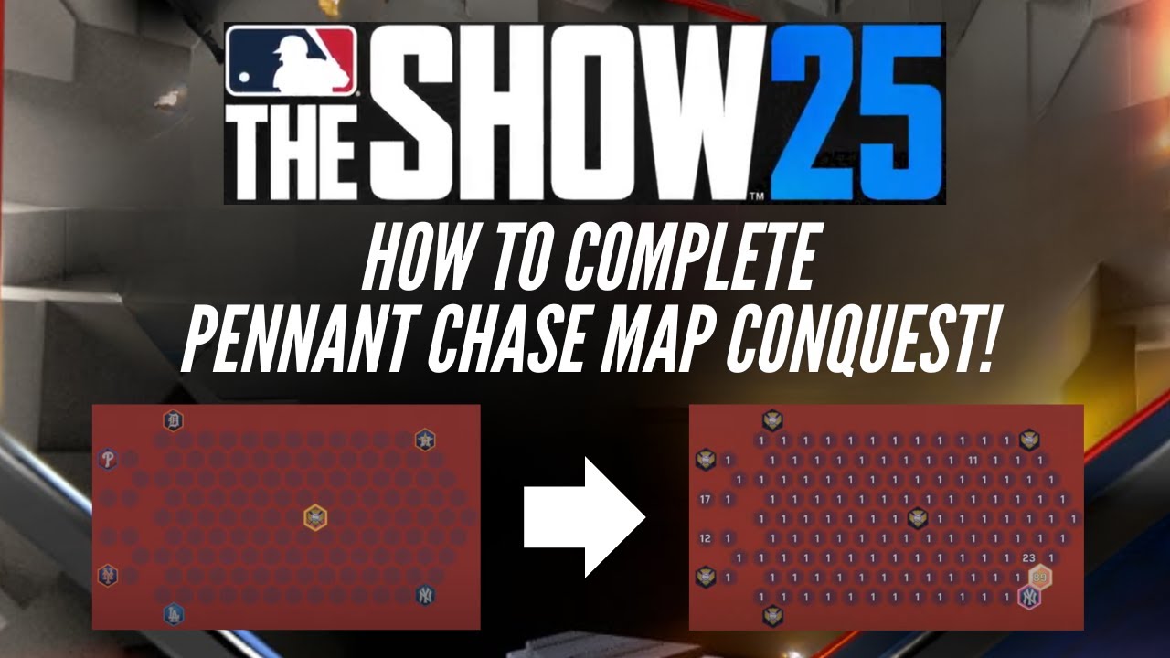 MLB the Show 25: How to Complete Pennant Chase Map Conquest *All Rookie ...