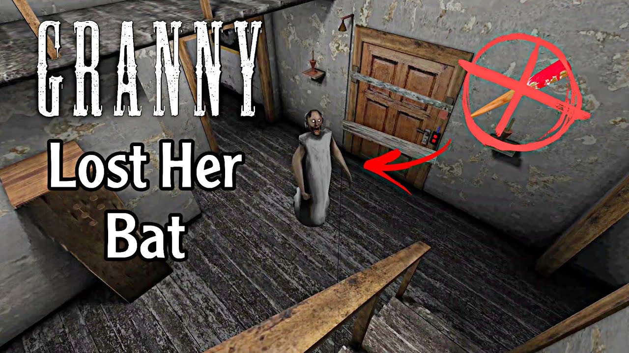 Granny v1.8.1 But Granny Lost Her Bat Door Escape - YouTube