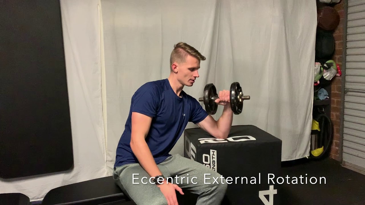 Eccentric External Rotation - YouTube