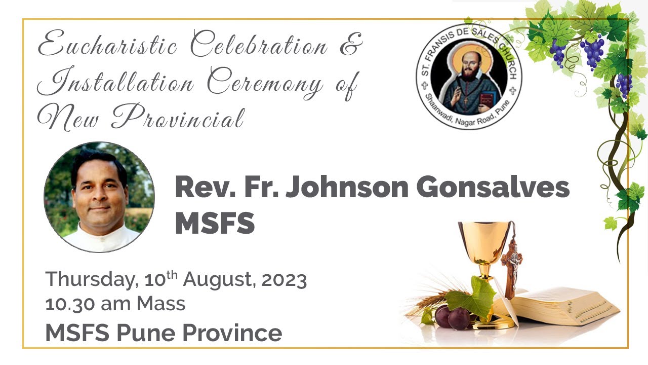 Eucharistic Celebration & Installation Ceremony of the New Provincial ...