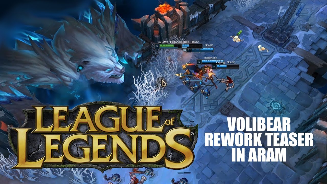 Volibear rework teaser in ARAM + New Volibear emote + Fails || League ...