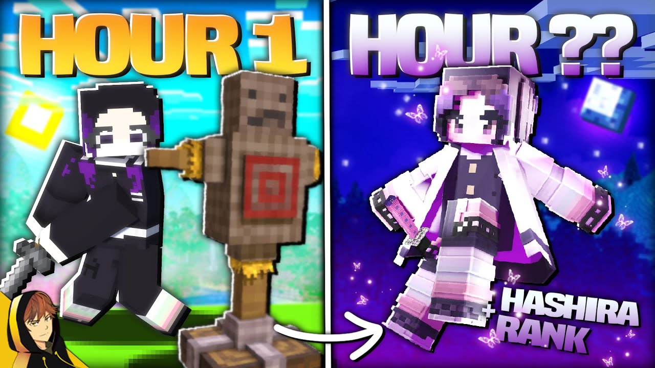 HASHIRA in 24 Hours CHALLENGE is nearly IMPOSSIBLE!?! | Minecraft ...