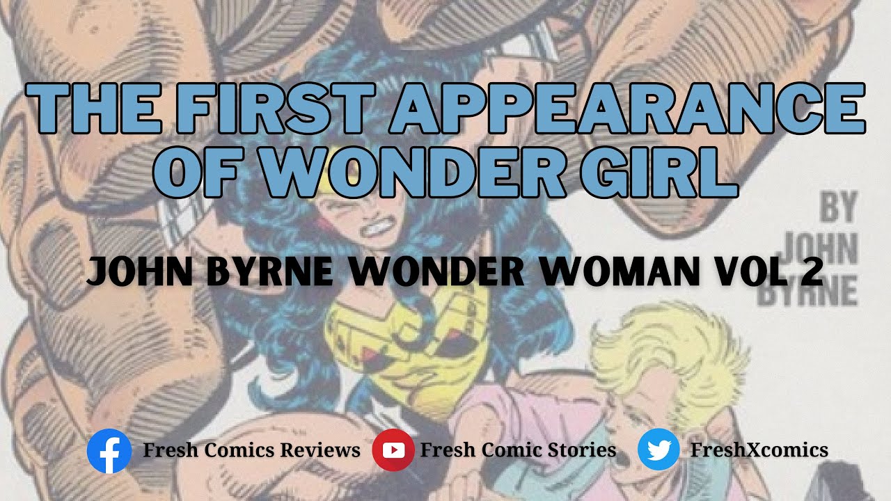The First Appearance of Wonder Girl |John Byrne Wonder Woman Vol 2 ...