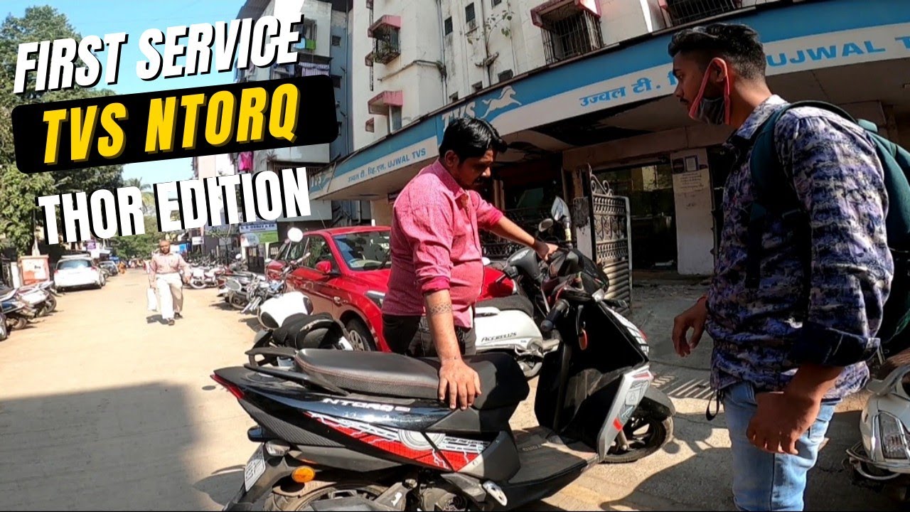 Tvs Ntorq 125 Thor Edition First Service | D17 | Total Cost??? # ...