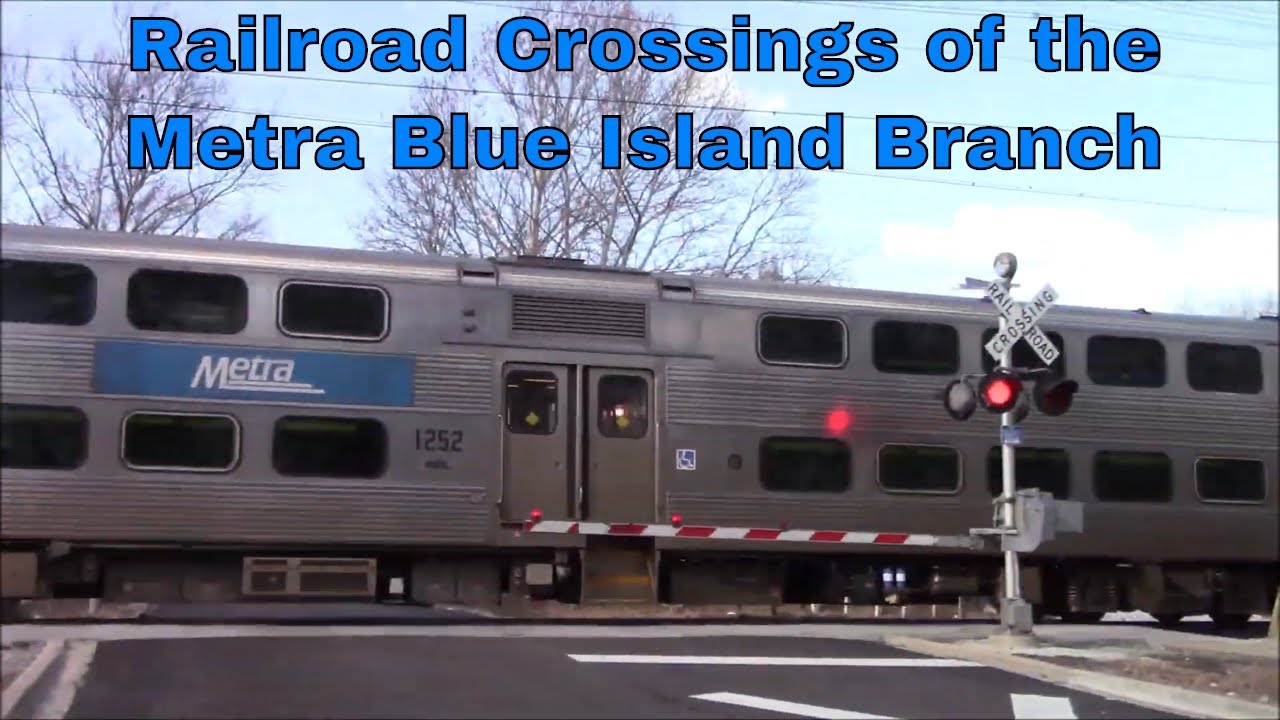Railroad Crossings of the Metra Electric Blue Island Branch - YouTube