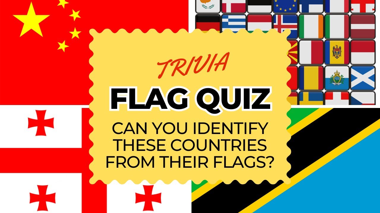 Only 1% Can Name All These Countries From Their Flags - YouTube