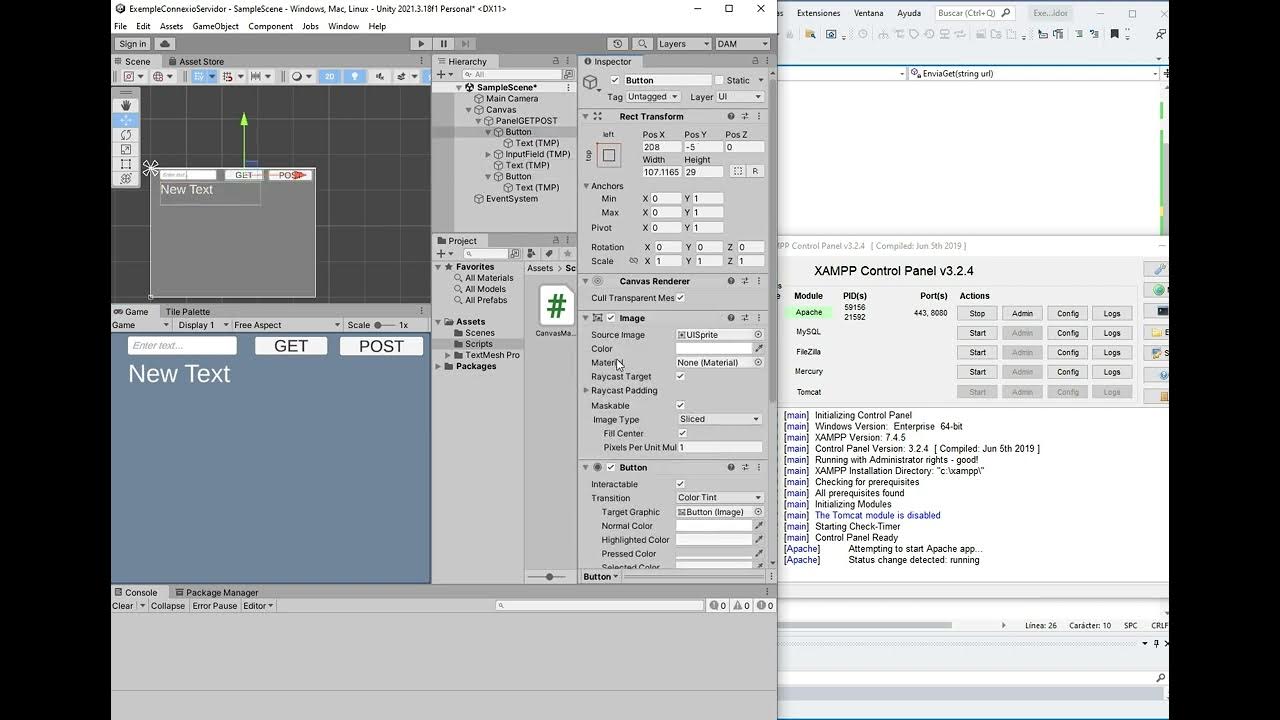 11 Unity GET i POST amb UnityWebRequest - YouTube
