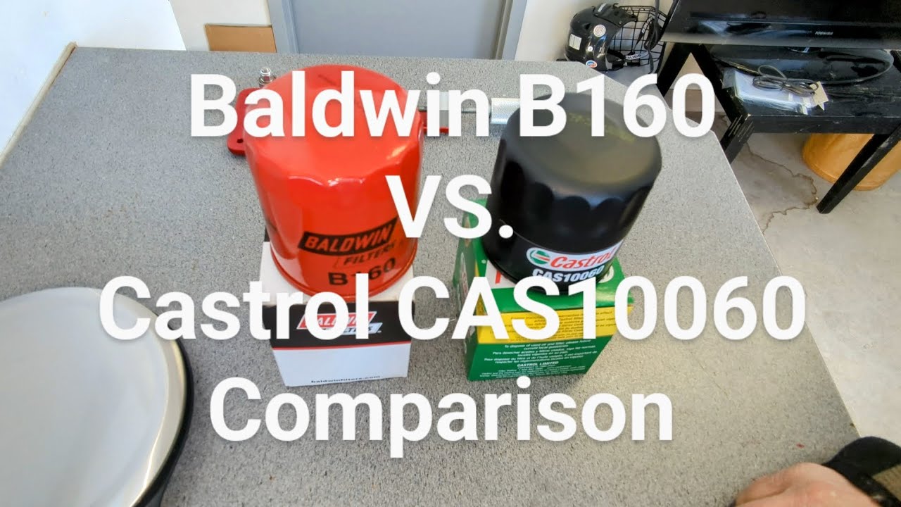 Baldwin B160 comparison to Castrol CAS10060 - YouTube