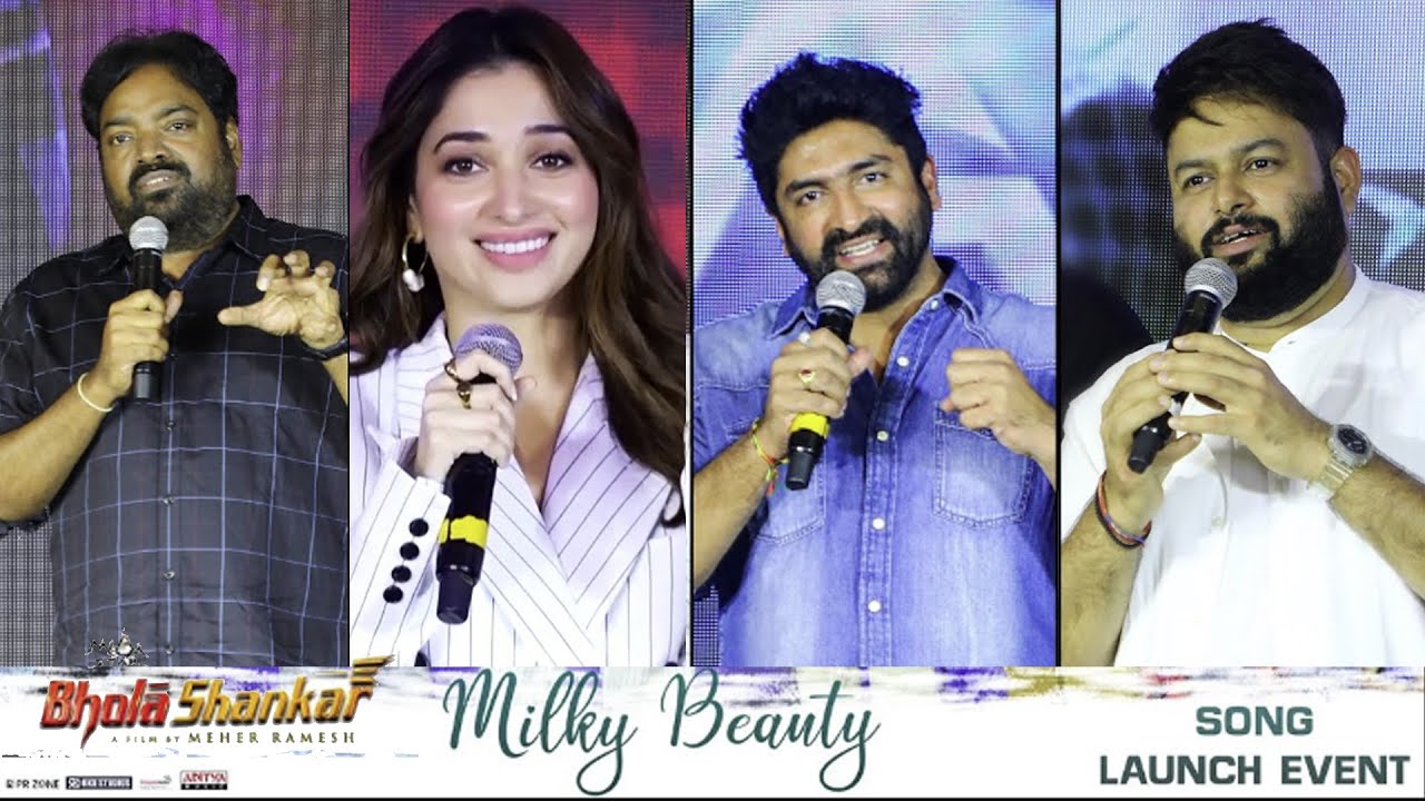 #BolaShankar Milky Beauty Song launch Event | #MegastarChiranjeevi ...