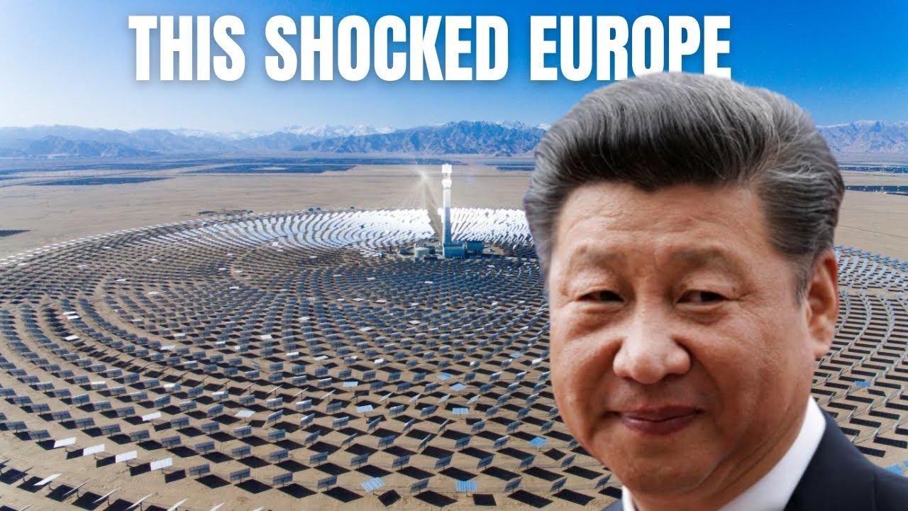 China's Newest 430 MILLION Solar Energy Project in the Desert - YouTube