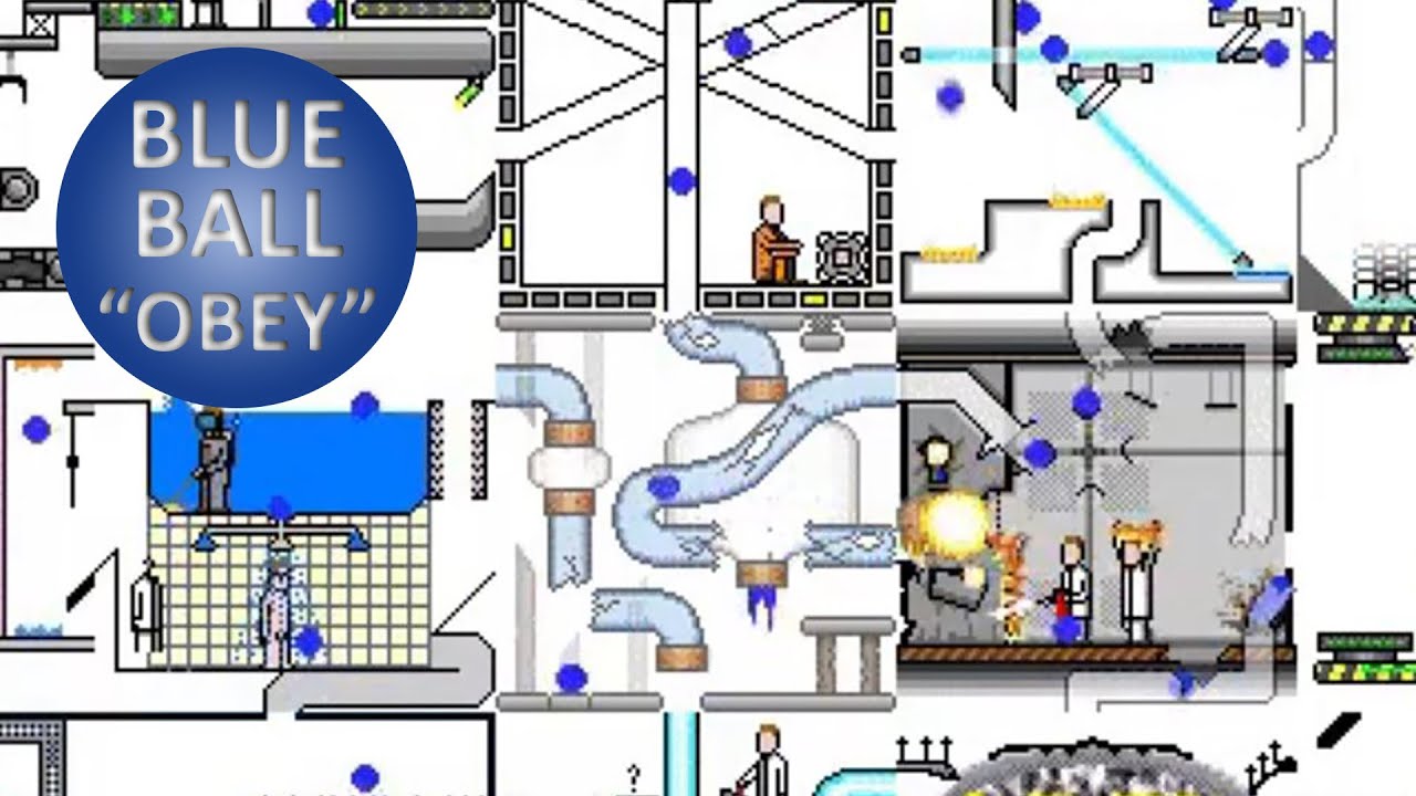 Blue Ball Factory "Obey" (smooth framerate) - YouTube