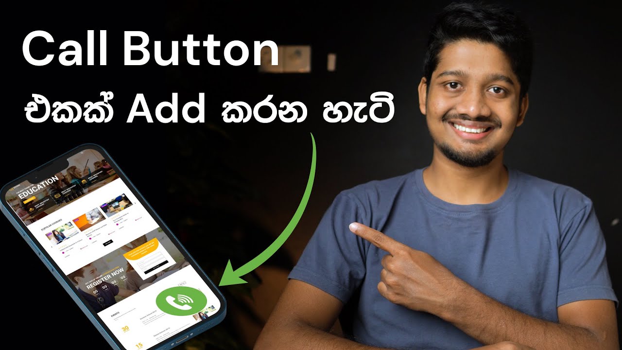 How To Add Call Button To WordPress Website Sinhala Tutorial YouTube How To Add Call Button To WordPress Website Sinhala Tutorial YouTube
