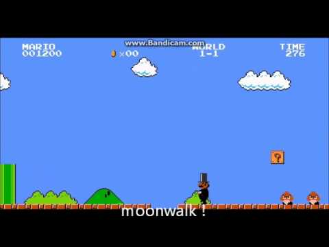 mario moonwalk - YouTube