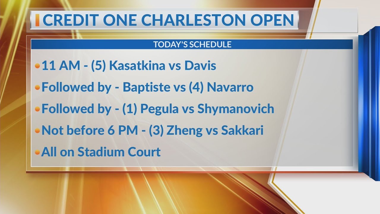 What to expect at Credit One Charleston Open today - YouTube