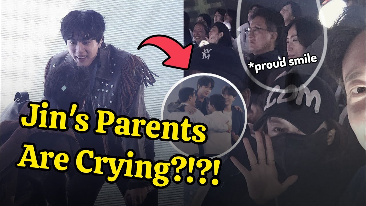 WOW! Photos Circulating Show Jin's Parents' Amazed Expressions At Jin's ...