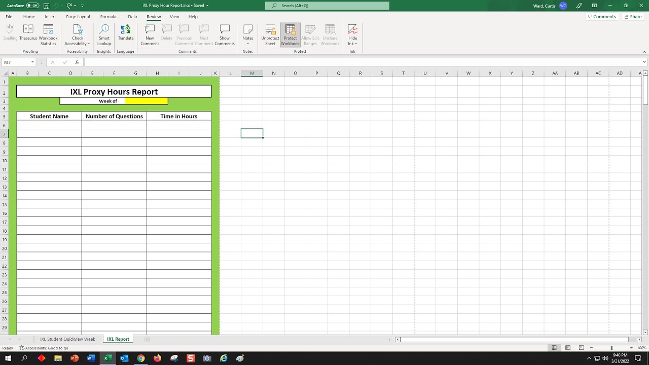 IXL Proxy Hours Report Instructional Video - YouTube