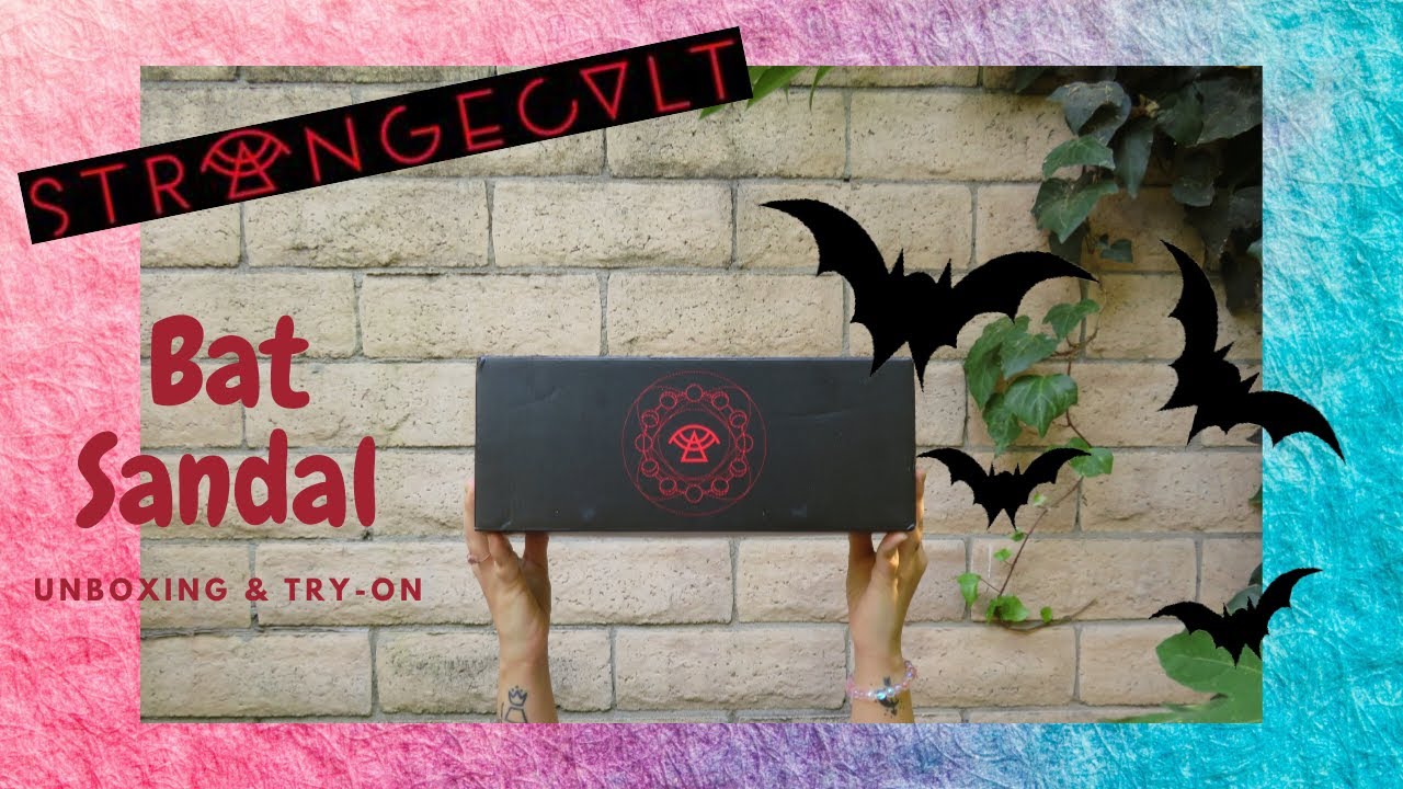 Strange Cvlt Bat Sandal Unboxing/Try-On - YouTube