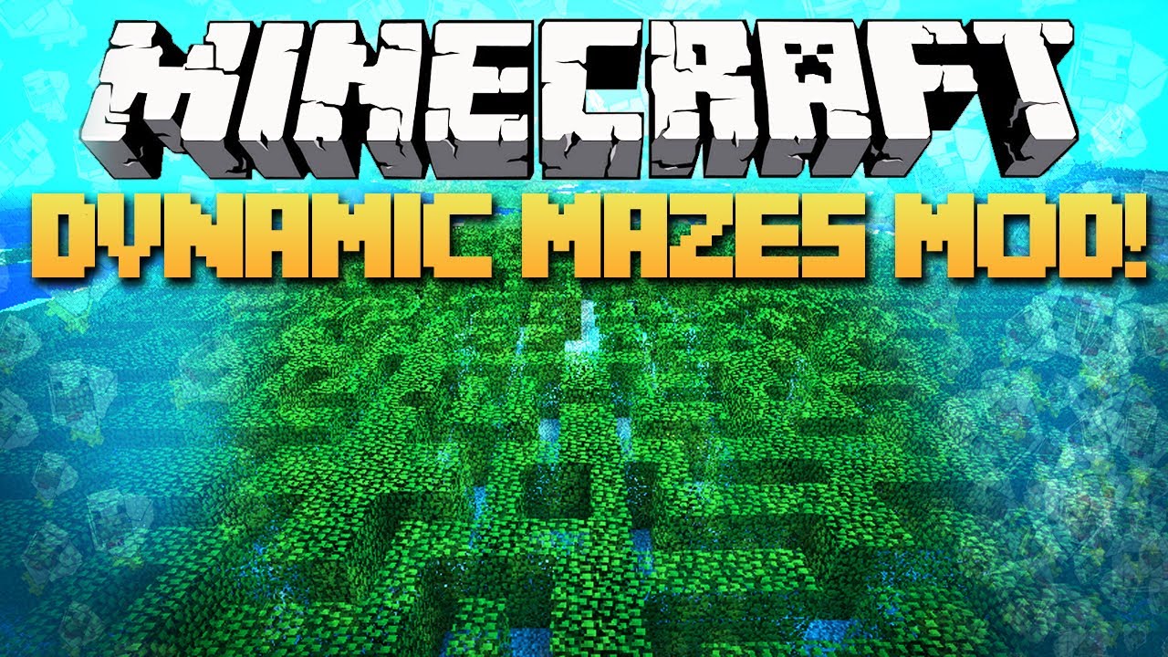 Minecraft: Mody 1.2.5 - Dynamic Mazes Mod! (Labirynty!) - YouTube