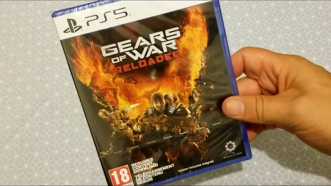 UNBOXING GEARS OF WAR RELOADED PS5 - YouTube