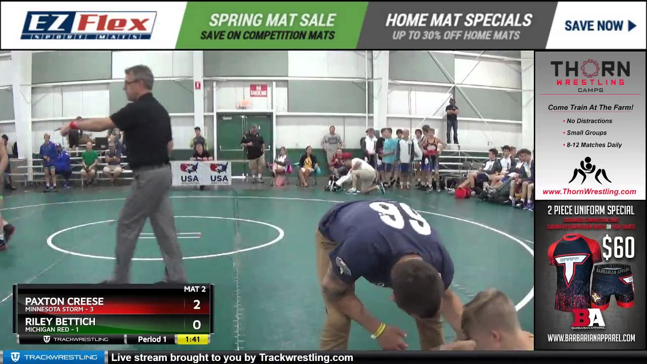 106 Paxton Creese Minnesota Storm vs Riley Bettich Michigan Red ...