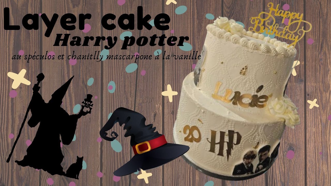 Layer cake Harry potter au spéculos et chantilly mascarpone à la ...