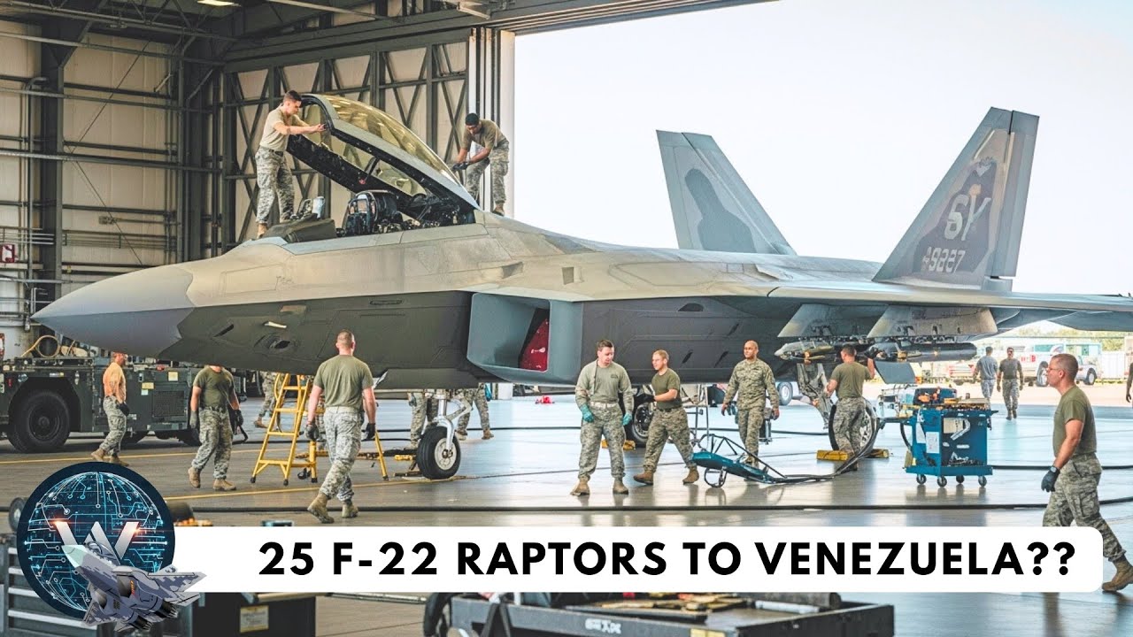 Venezuela Panic! U.S. 25 F-22 Raptor FLEET MOVES TOWARD THE CARIBBEAN ...