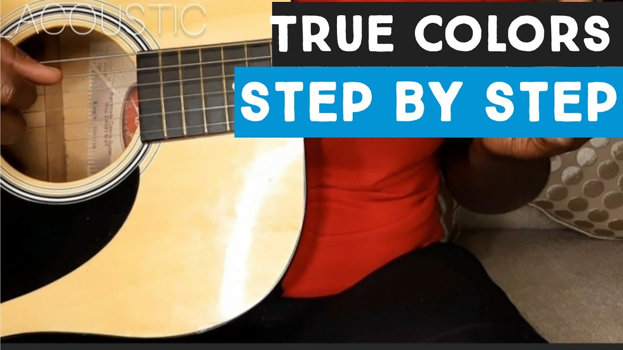 True Colors |Step by Step |Guitar Tutorial | (Justin Timberlake) - YouTube
