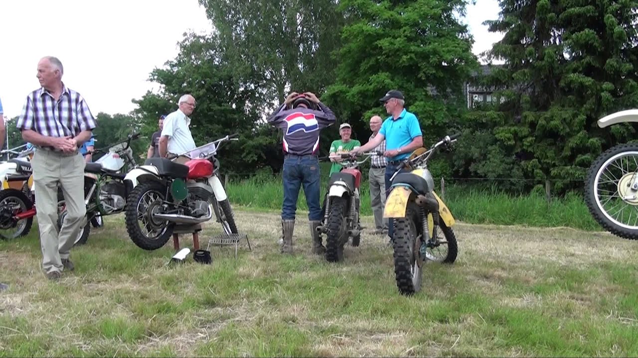 Demo met klassieke cross motoren - YouTube