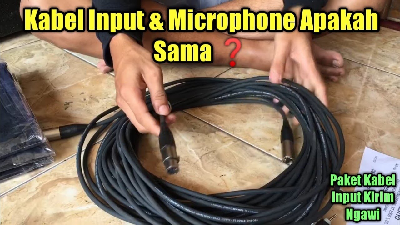 Pentingnya Kabel Audio Input Output || Paket Kabel Input - Kirim Ngawi ...