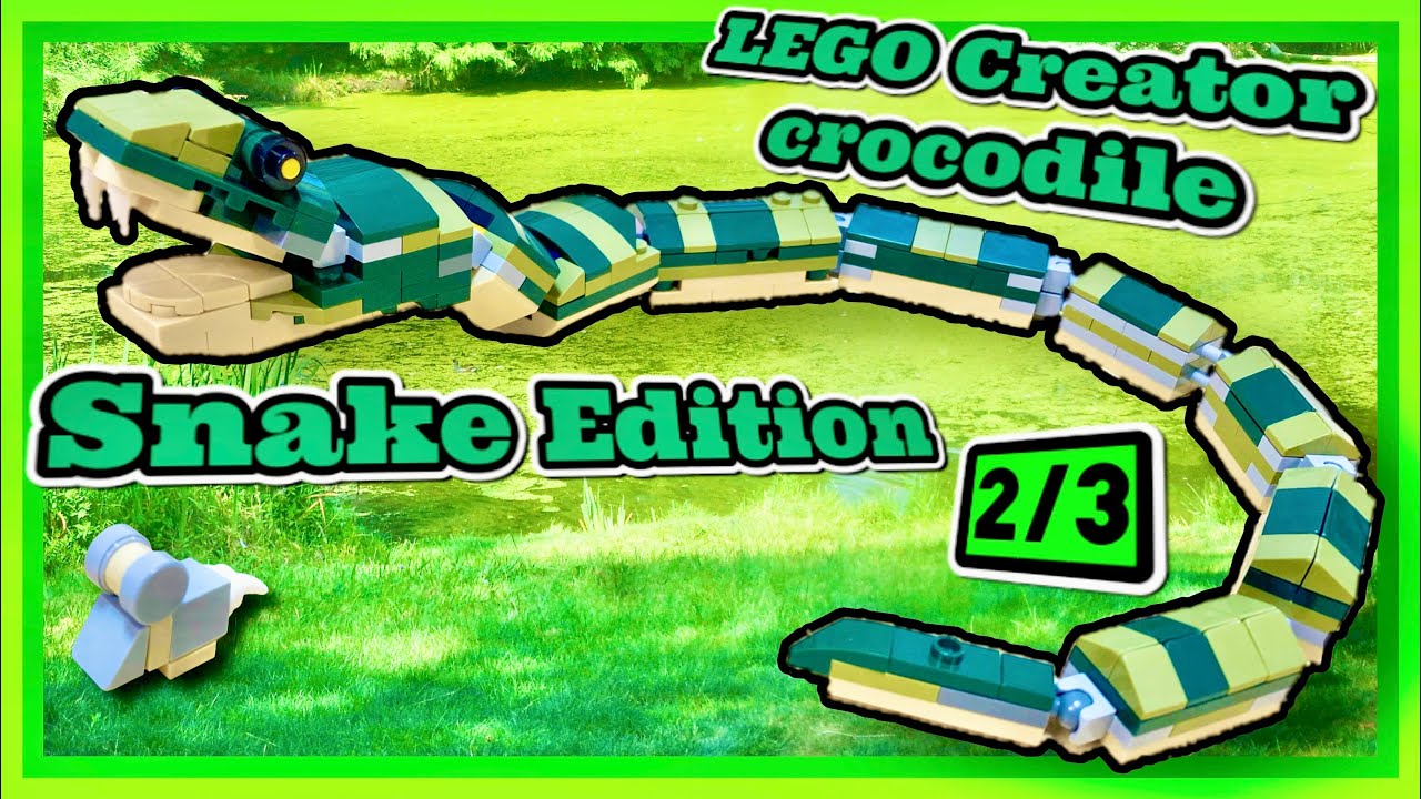 【全長 0㎜はかなり長い！！】レゴクリエイター ワニ ヘビ編 31121 [2/3] Lego Creator Crocodile Snake ...