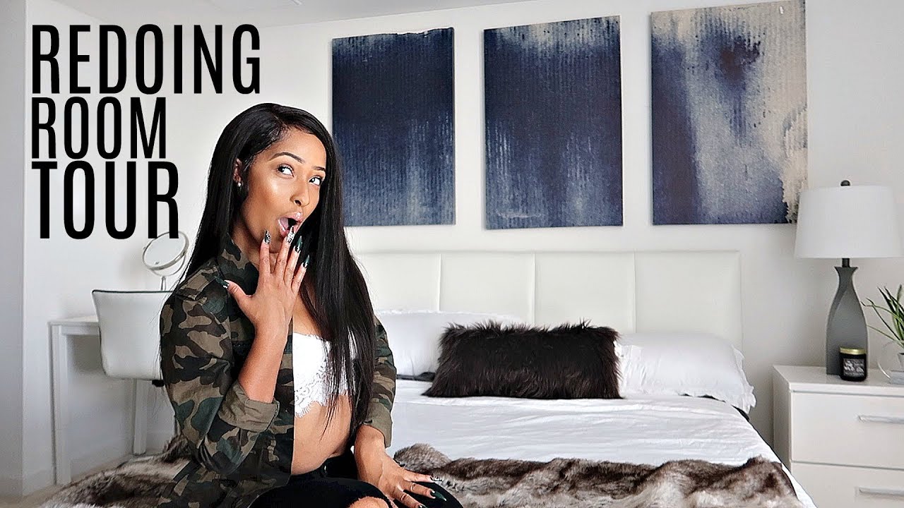 REDOING MY ROOM! + ROOM TOUR 2018!!!! - YouTube