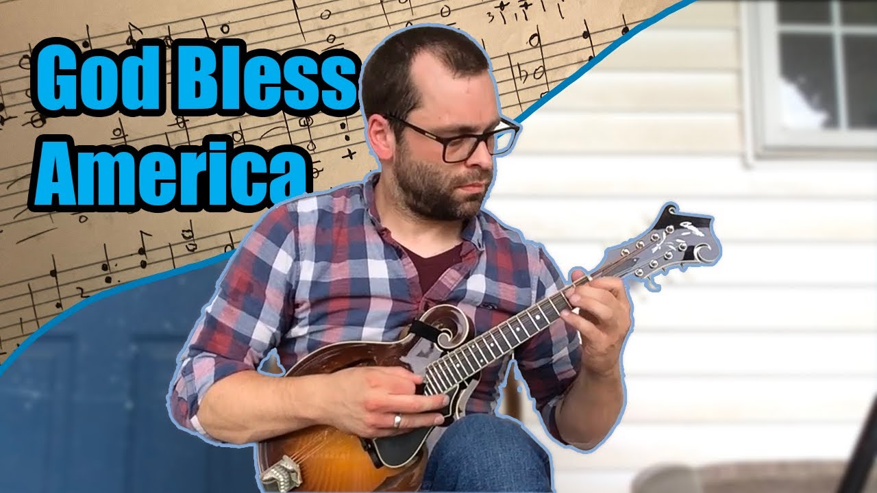 God Bless America _solo mandolin arr.by Aubrey Stauffer - YouTube